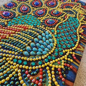 Peacock Diamond Art Journal 50 Page Lined - Etsy