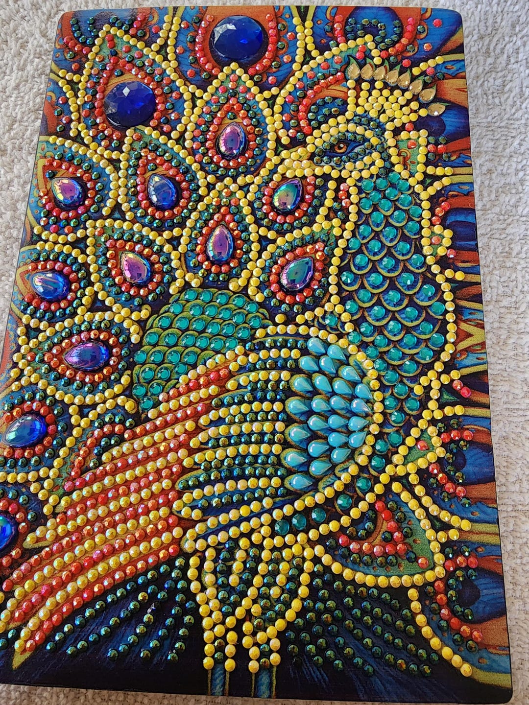 Peacock Diamond Art Journal 50 Page Lined - Etsy