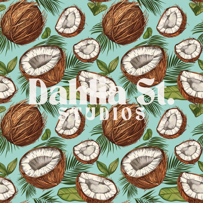 Coconut Print - Etsy