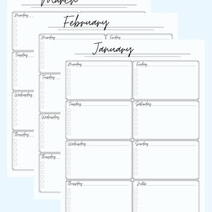 Printable Weekly To-do List, Instant Download Print at Home Planner ...