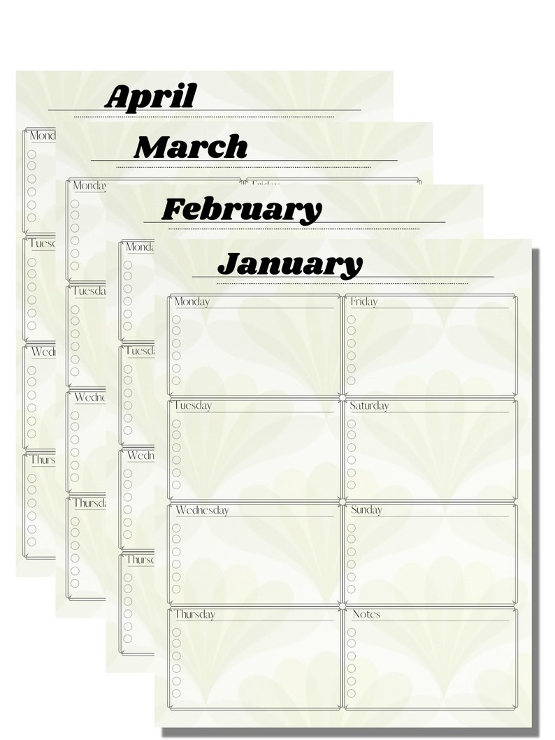 Printable Weekly To-do List, Instant Download Print at Home Planner ...