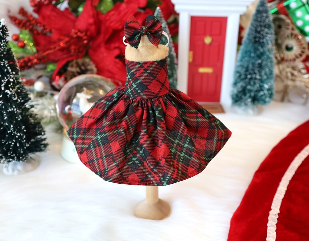 Plaid Elf Dress - Etsy