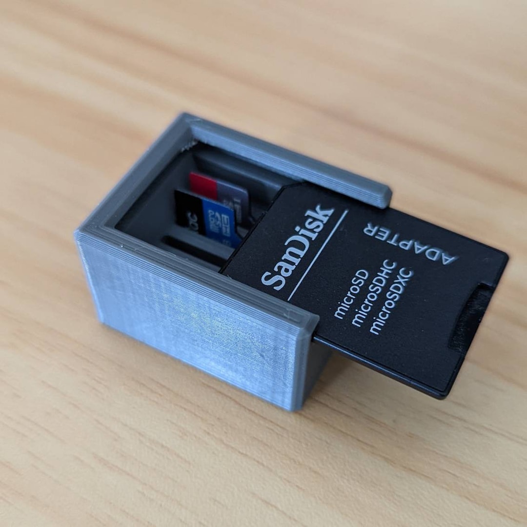 Microsd Card Holder | Memory Card Holder | 3D Printed | Office Storage ...