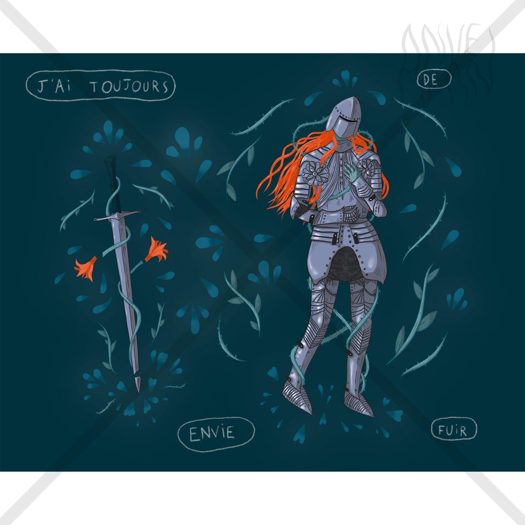 Print Knight Format A4 / Knight Print A4 - Etsy UK