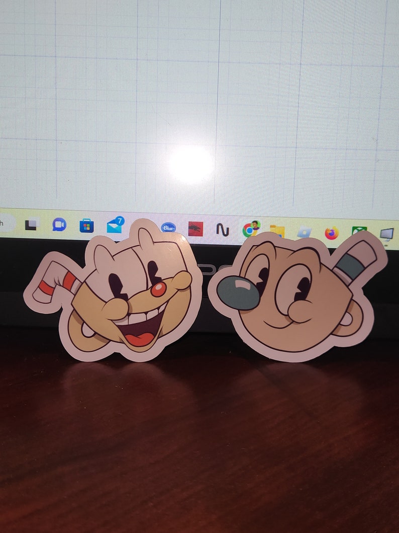 Cup Bros / Cuphead Stickers - Etsy