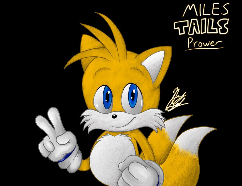 Movie Miles Tails Prower - Etsy