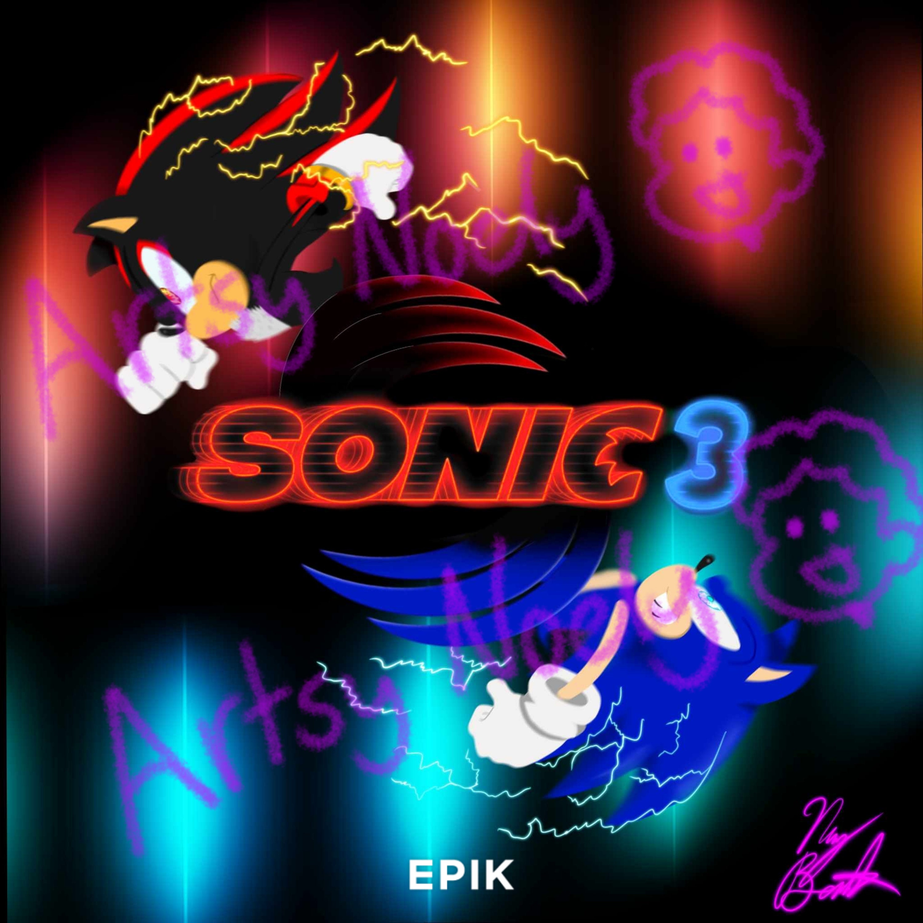 Sonic 3 Speed Sticker - Etsy