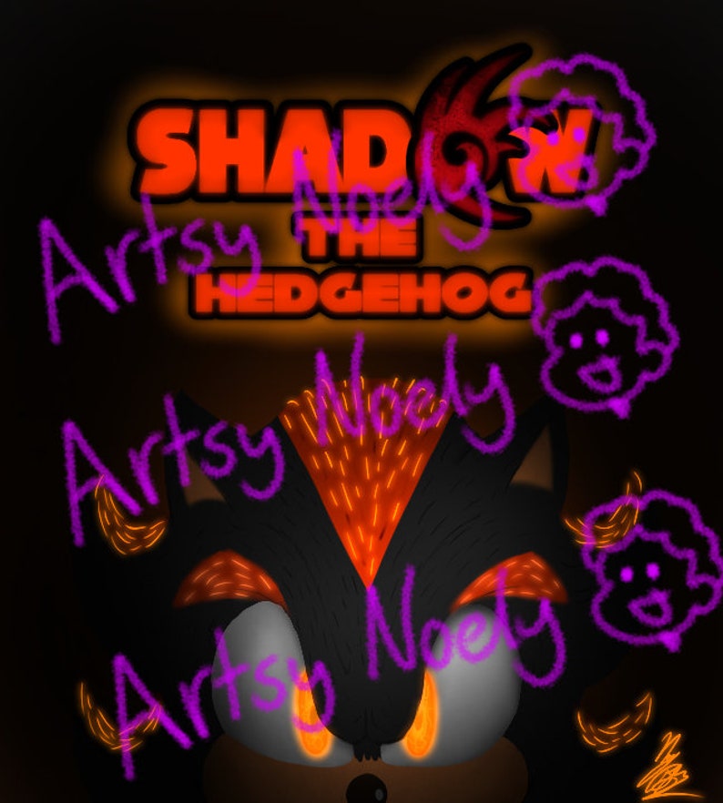 Shadow the Hedgehog/sonic 3 - Etsy