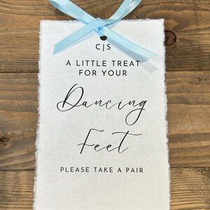 A Little Treat for Your Dancing Feet Tag Card, Sign for Flip Flops ...