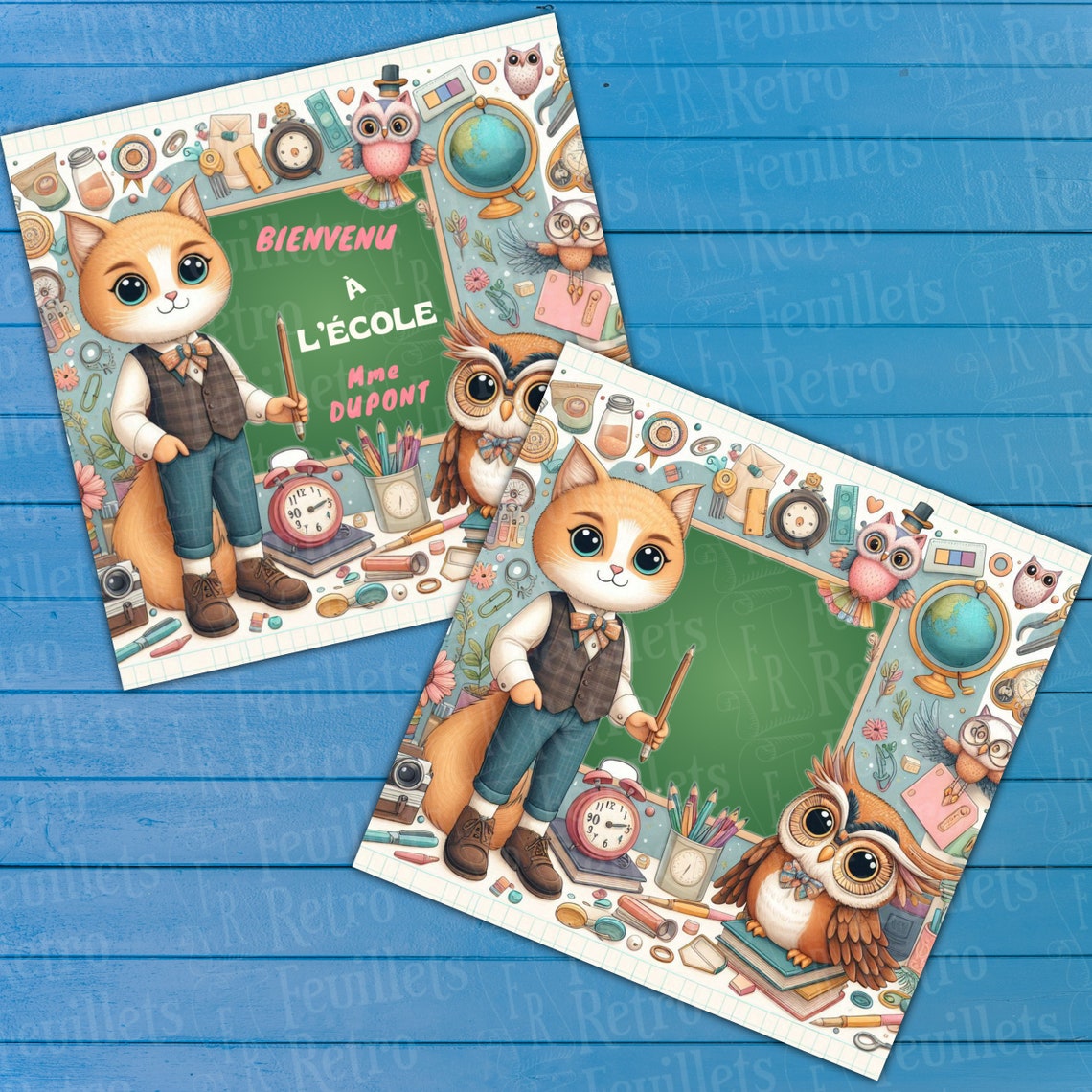 Printable Back to School Welcome Card Templates, Customizable on Canva ...
