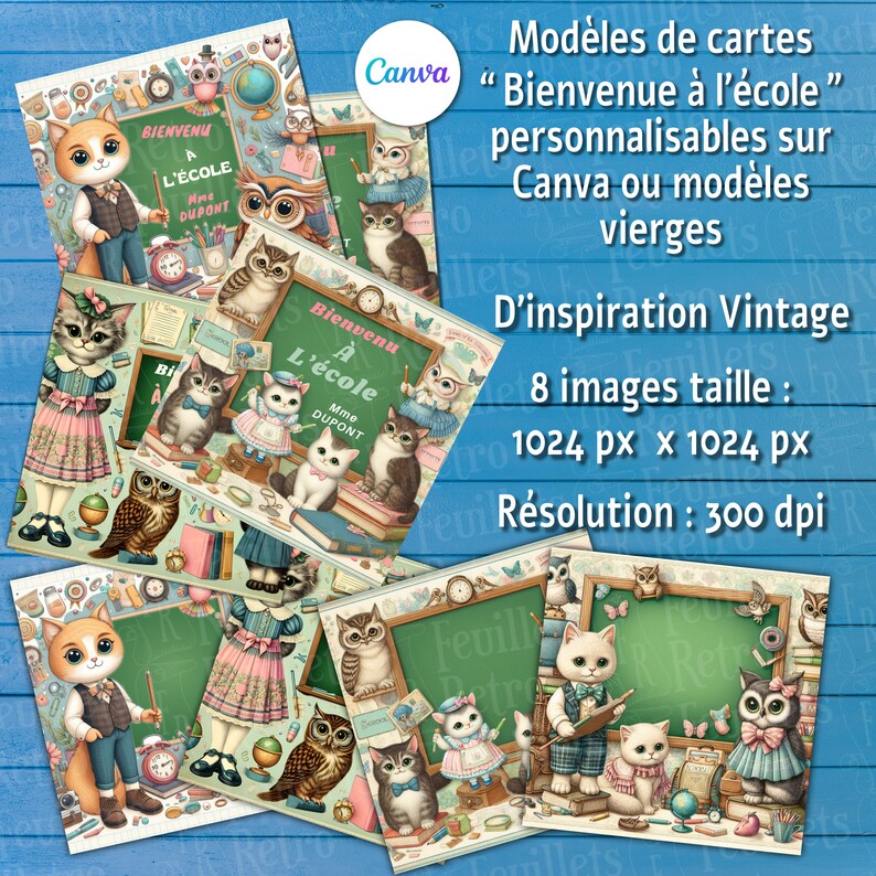 Printable Back to School Welcome Card Templates, Customizable on Canva ...