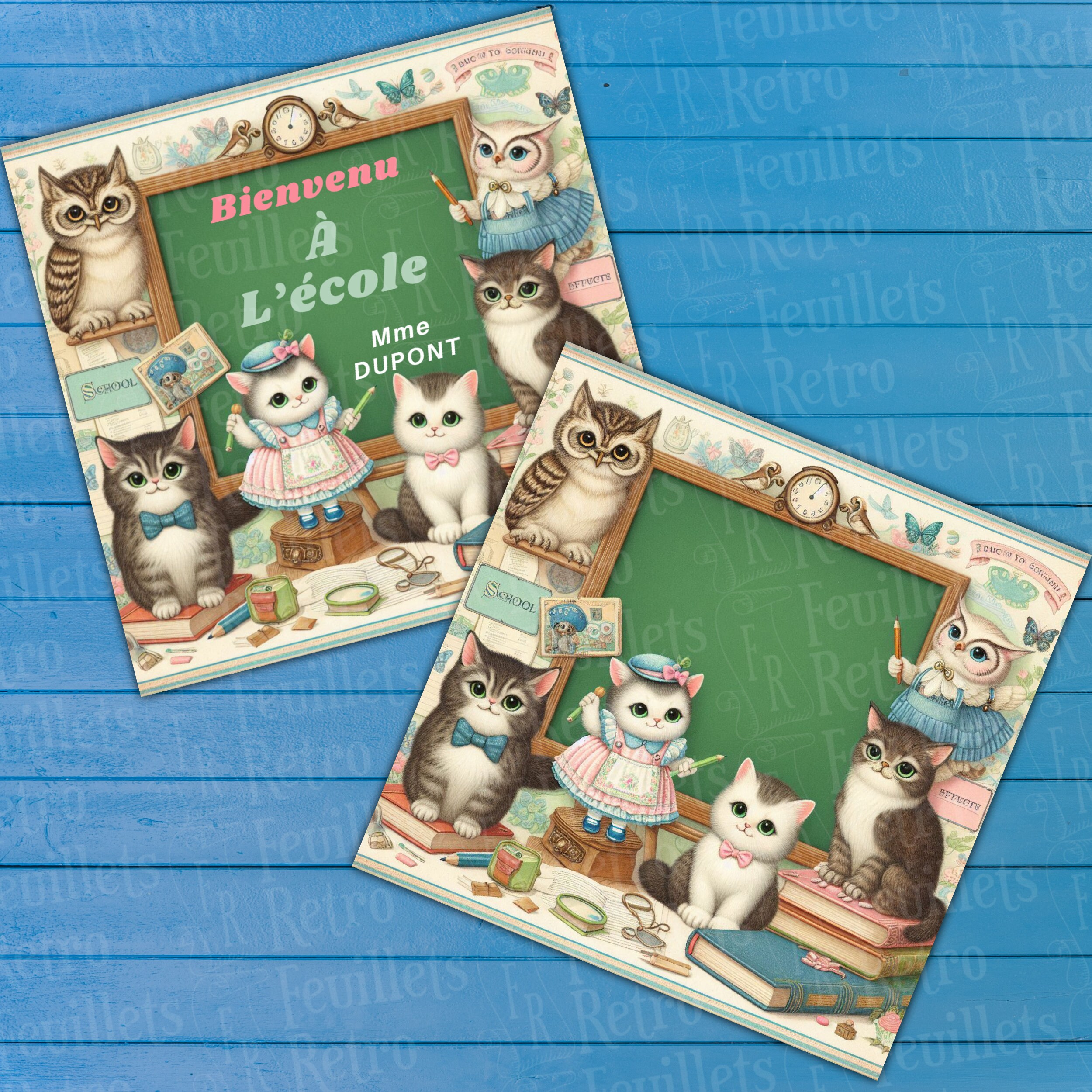 Printable Back to School Welcome Card Templates, Customizable on Canva ...