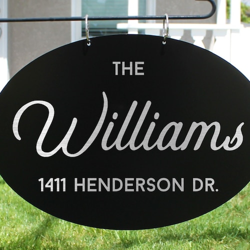 Personalized Garden Flag Custom Family Yard Sign Family Name | Etsy