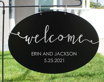 Personalized Garden Flag Custom Family Yard Sign Family Name | Etsy
