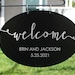 Personalized Garden Flag, Custom Family Yard Sign, Family Name Sign ...