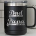 Dad Papa Est. Date Metal Insulated Coffee Mug Custom Travel - Etsy
