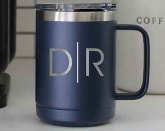 Monogram Travel Mug - Etsy