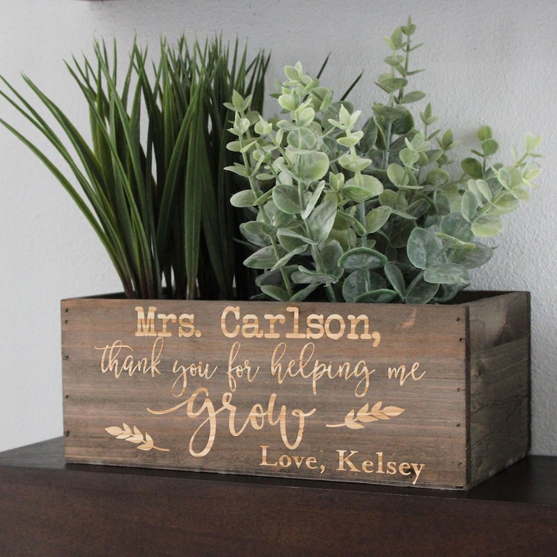 Wood Planter Box - Etsy