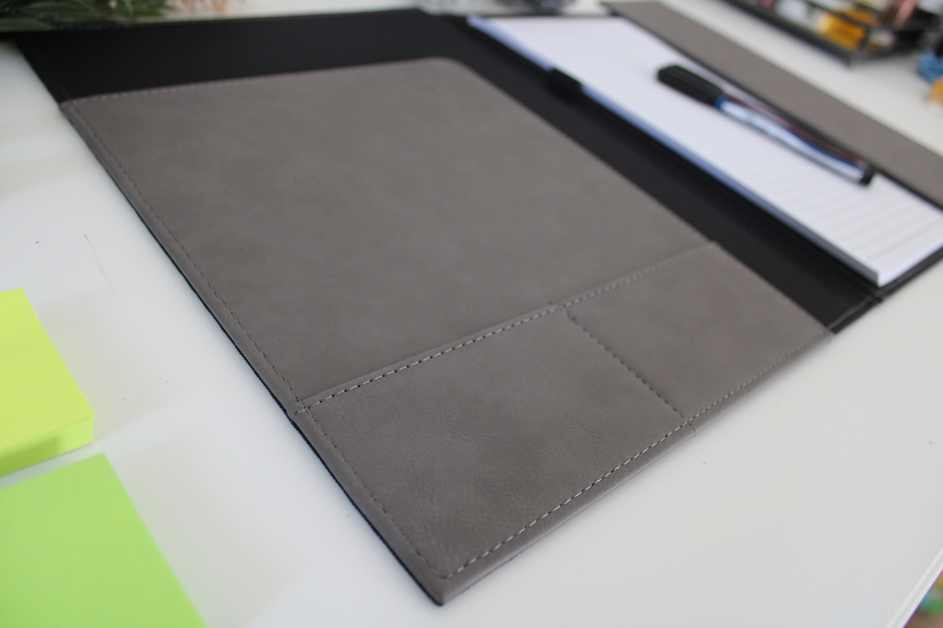 Personalized Leather Notepad Custom Engraved Leather Notepad Notepad ...