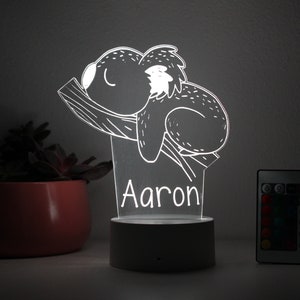 Koala, Night Light, Personalized Night Lights Kids, Night Lights ...