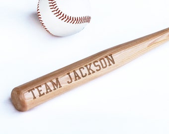 Mini Baseball Bat Laser Engraved Custom Bat Personalized - Etsy