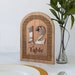 Wood Boho Table Number, Boho Wedding, Rustic Wedding Decor, Laser Cut ...