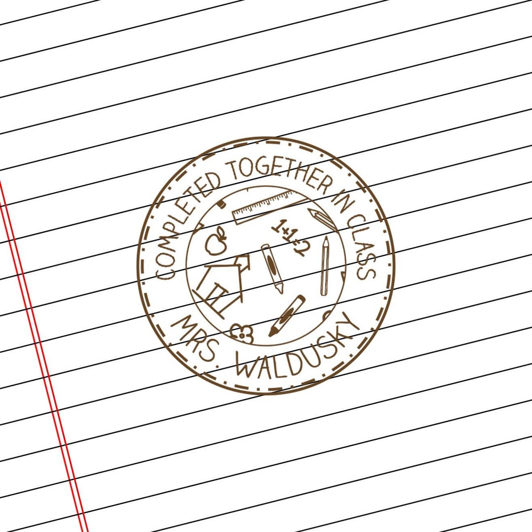 Complete Together in Class Stamp Teacher Stamps Self Inking Teacher ...