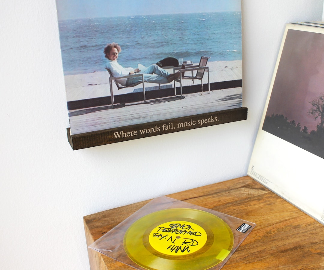 Personalized Vinyl Record Display, Custom Art Wall Display ...