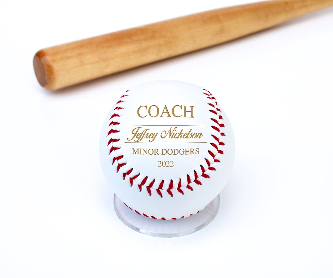 Custom Baseball Custom Baseball Team Gift Personalized Coach Gift Laser ...