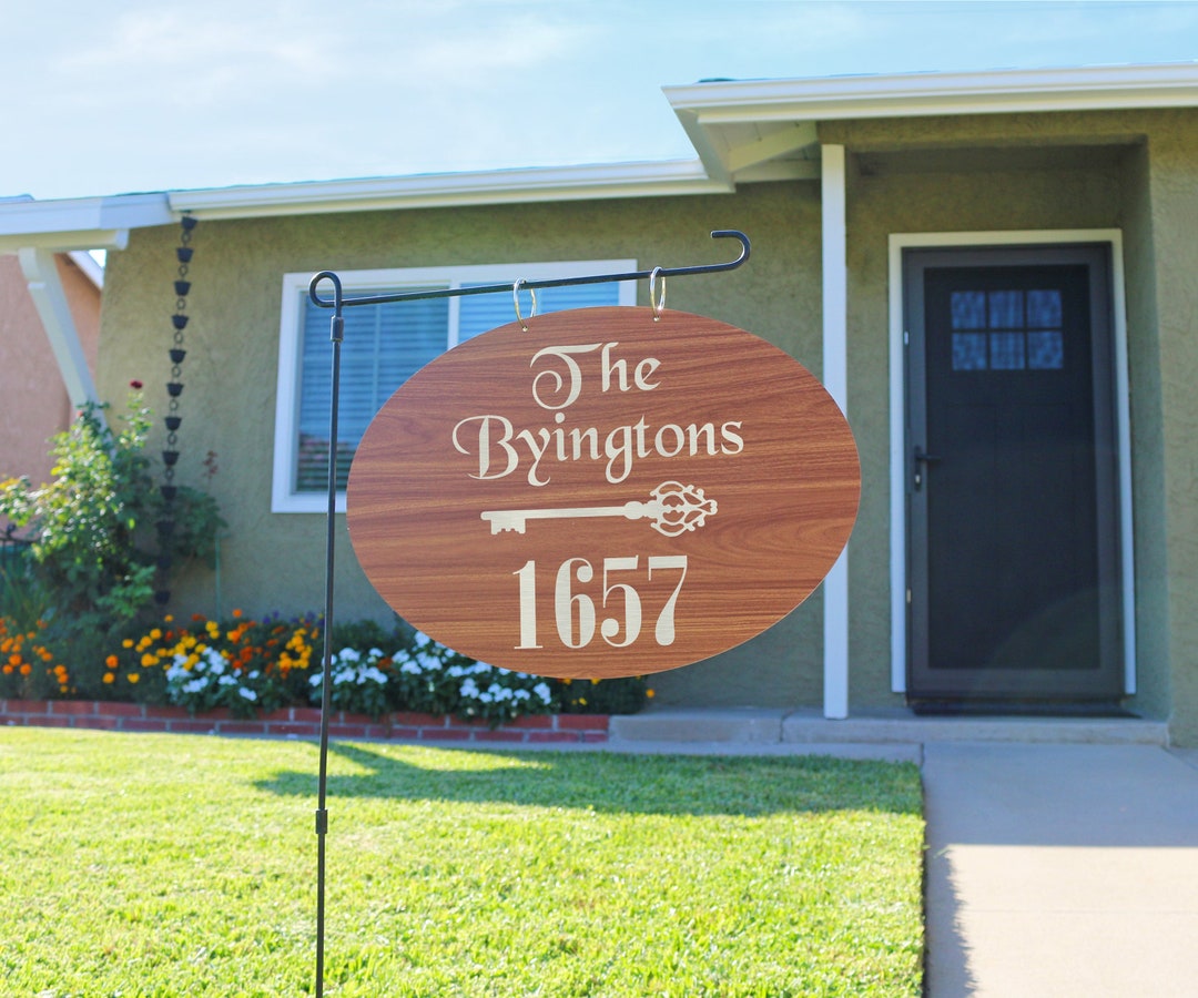 Personalized Garden Flag, Custom Family Yard Sign, Family Name Sign ...