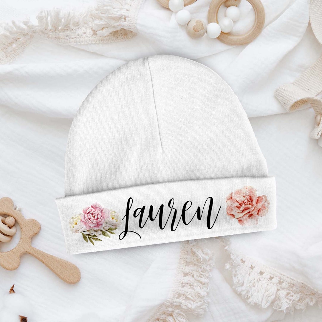 Personalized Baby Hat | Personalized Newborn Hat | Custom Baby Boy and ...