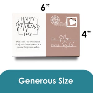 Upload Your Photo Postcard Personalized Postcard for Mother's Day ...