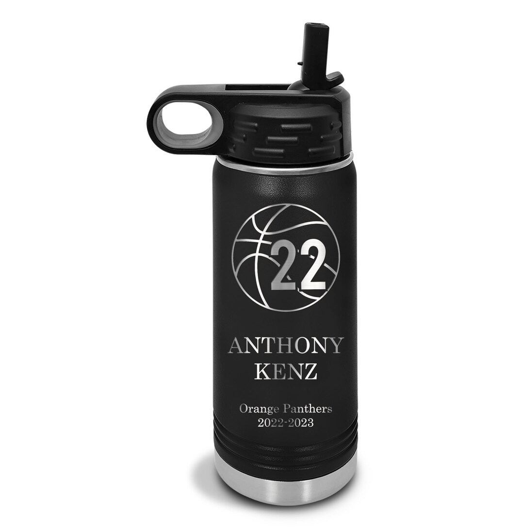Basketball Team Water Bottles Team Metal Water Bottles Gift Basketball ...