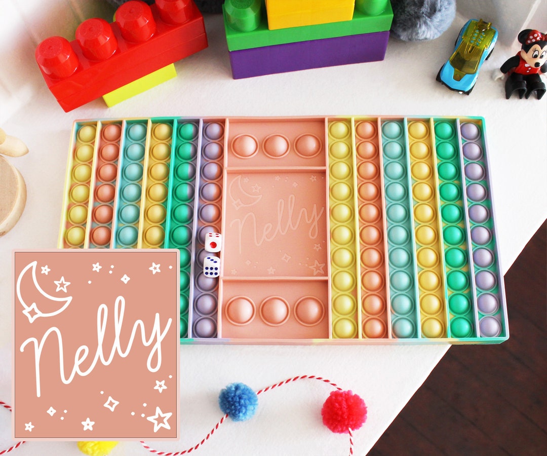 Personalized Pop Sensory Gameboard Pop Toy Sensory Game Board ...