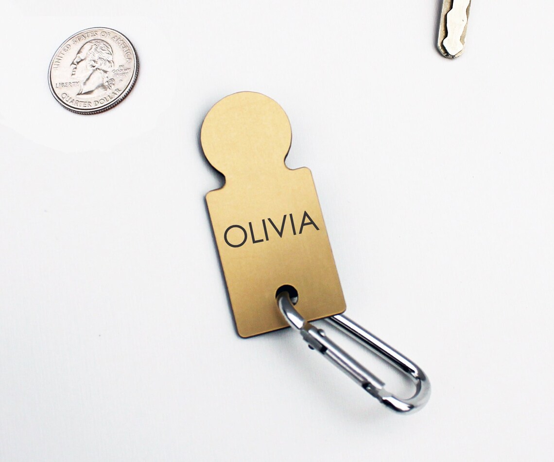 Personalized Shopping Cart Keychain, Custom Buggy Cart Coin Keychain ...