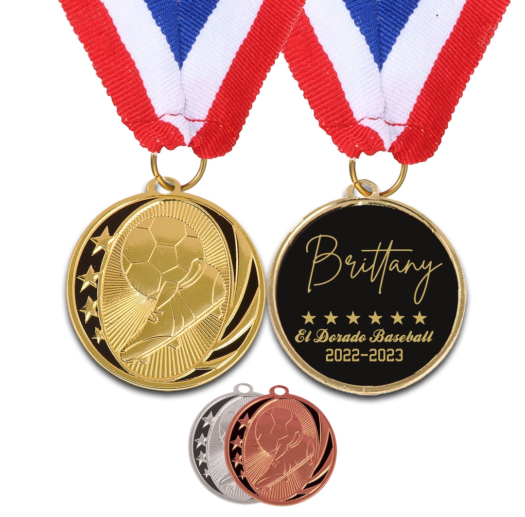 Soccer Medals Soccer Trophies Engraved Medal Trophy Little League Gifts ...