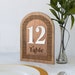 Wood Boho Table Number, Boho Wedding, Rustic Wedding Decor, Laser Cut ...