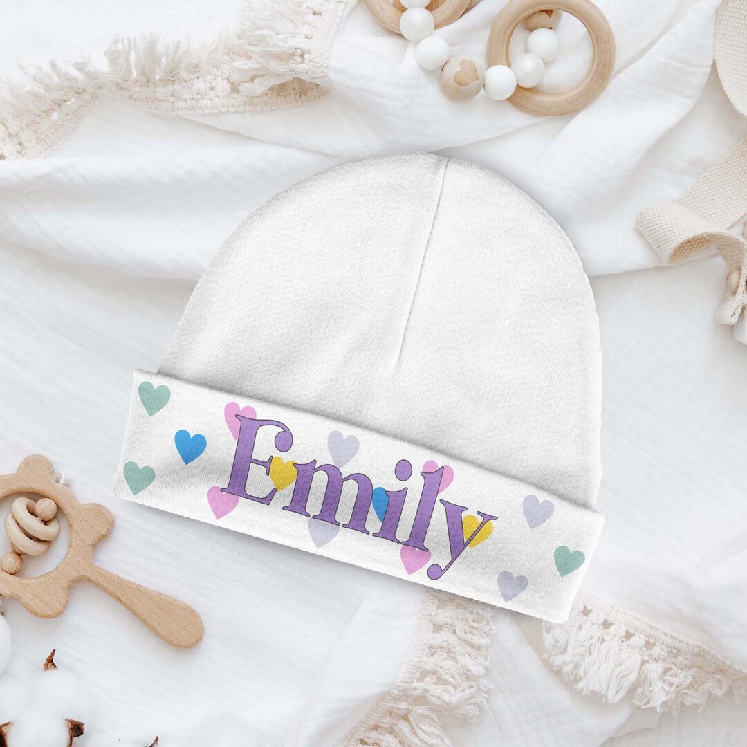 Personalized Baby Hat | Personalized Newborn Hat | Custom Baby Boy and ...