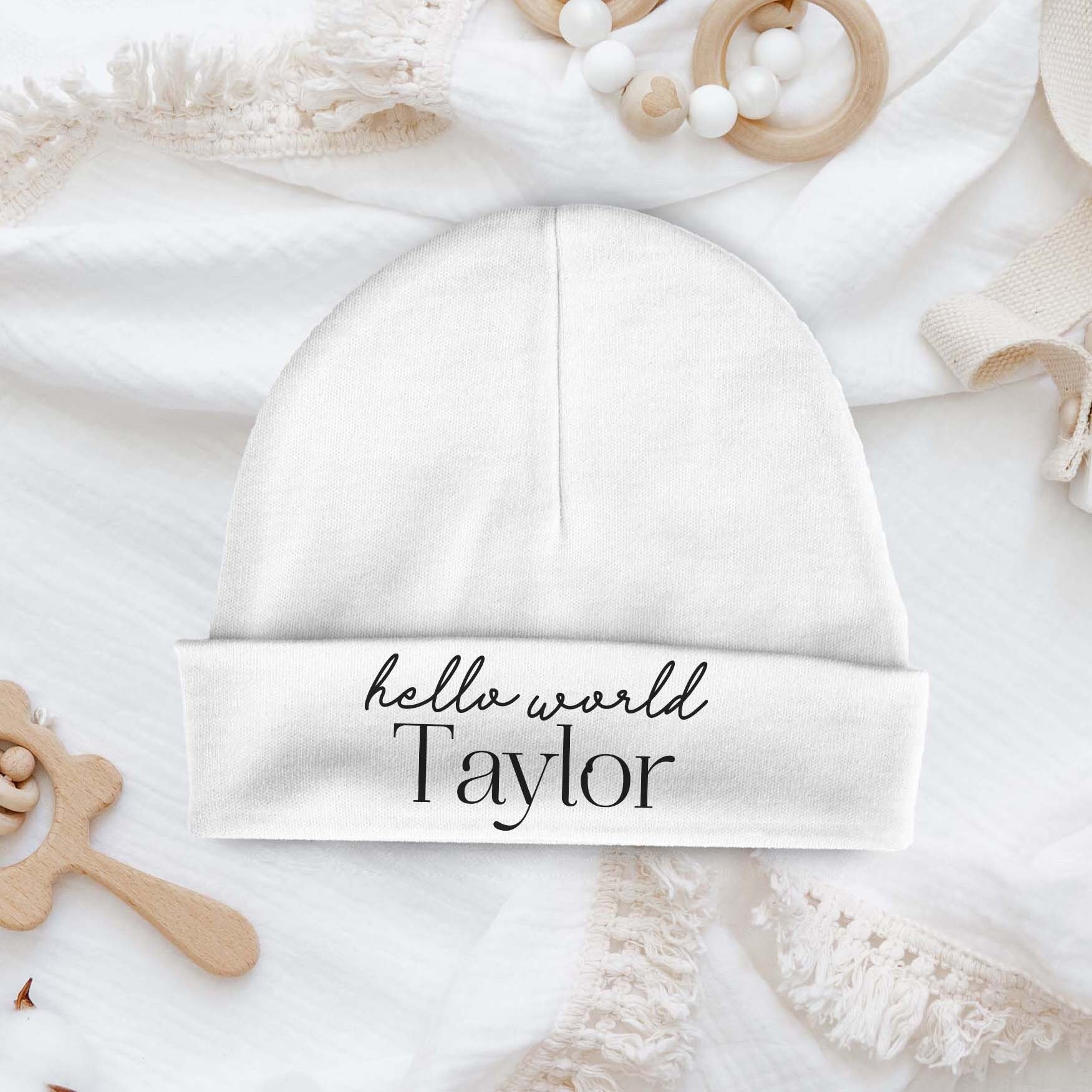 Personalized Baby Hat | Personalized Newborn Hat | Custom Baby Boy and ...