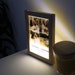 Night Light Photo Frame With Warm Light, USB Powered, Home Decor for ...