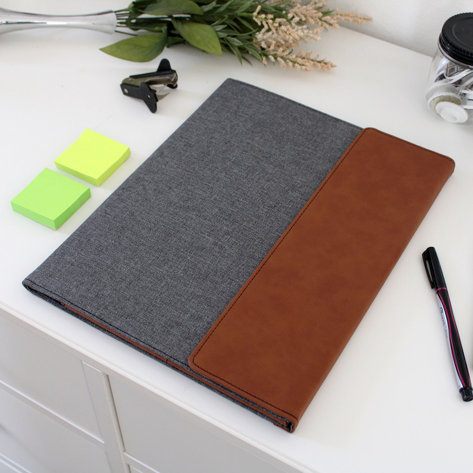 Personalized Leather Notepad Custom Engraved Leather Notepad | Etsy