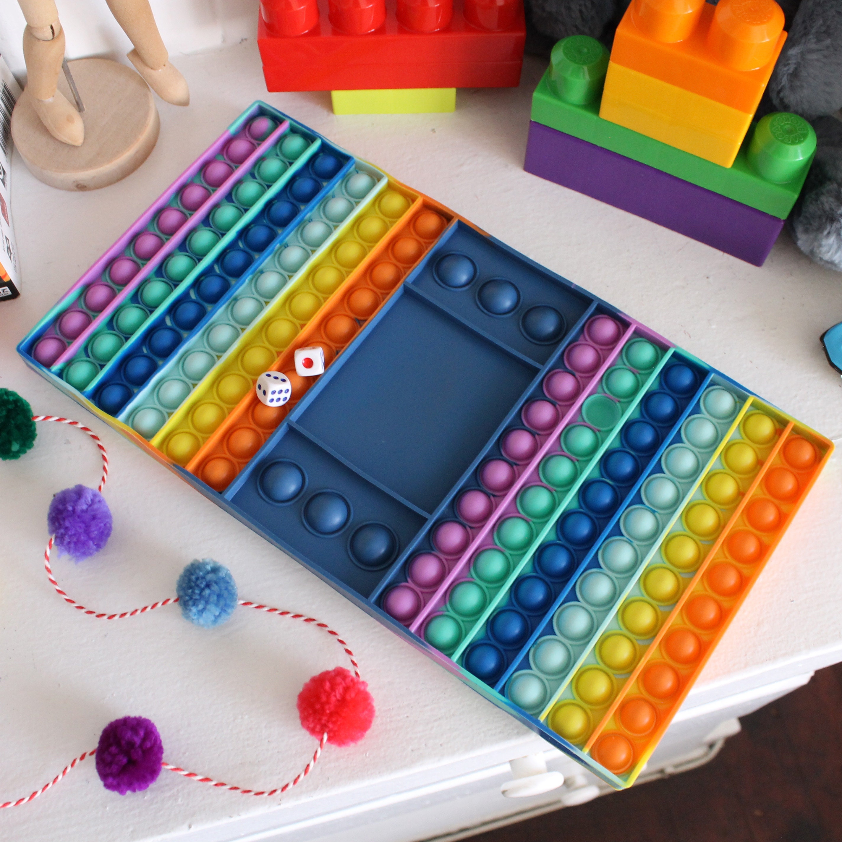 Personalized Pop Sensory Gameboard Pop Toy Sensory Game Board | Etsy