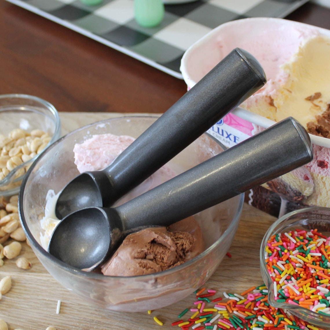 Personalized Ice Cream Scoop Metal Ice Cream Scoop Laser Engraved Ice ...