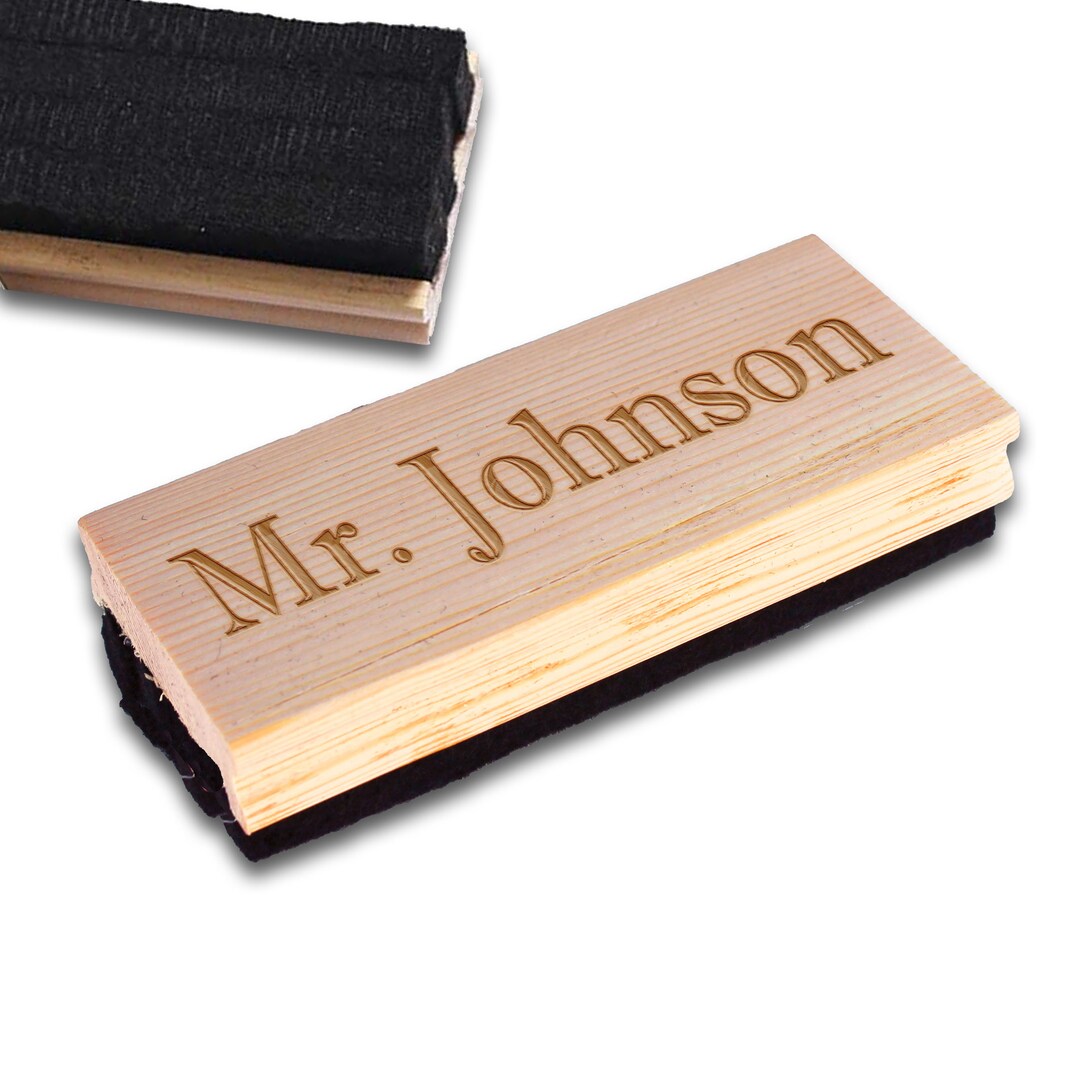 Back to School Teacher Gifts Personalized Chalkboard Whiteboard Eraser ...