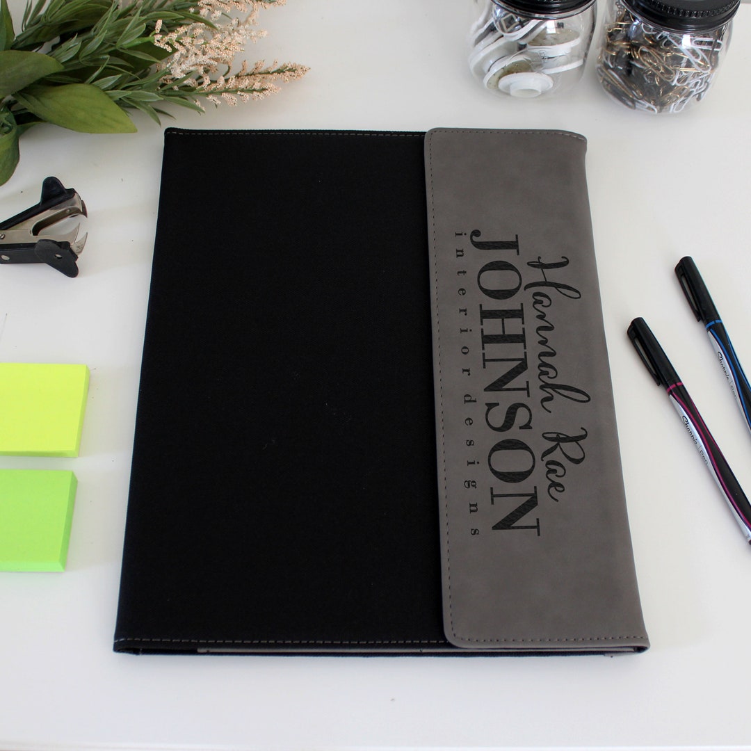 Personalized Leather Notepad Custom Engraved Leather Notepad Notepad ...