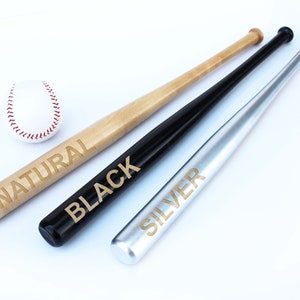 Mini Baseball Bat Laser Engraved Custom Bat Personalized Engraving ...
