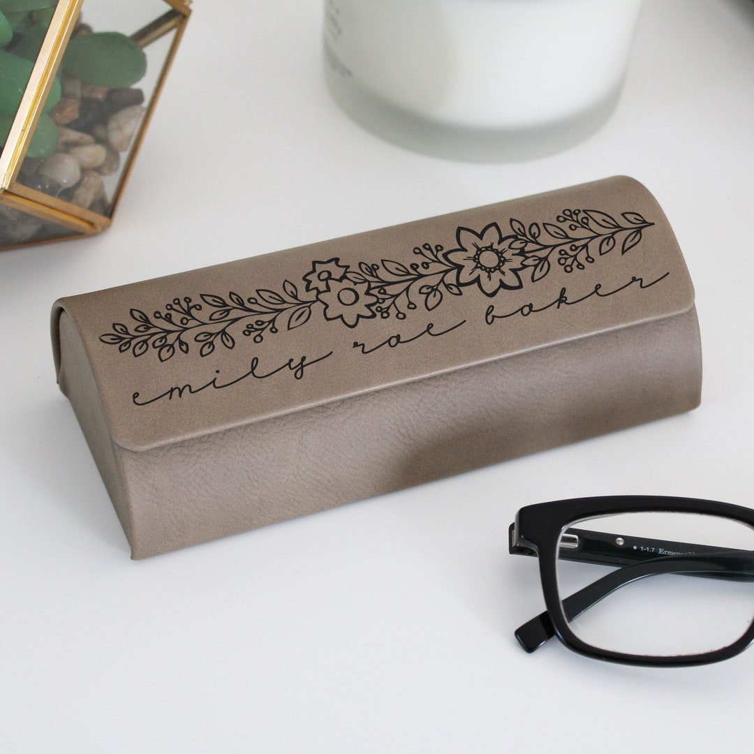 Personalized Glasses Case, Personalized Sunglasses Holder, Personalized ...