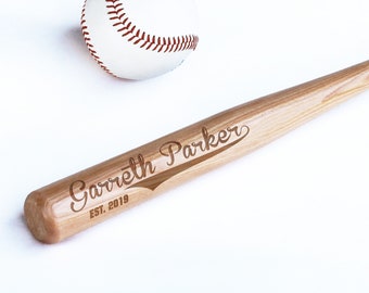 Mini Baseball Bat Laser Engraved Custom Bat Personalized | Etsy