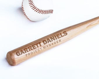 Mini Baseball Bat Laser Engraved Custom Bat Personalized | Etsy