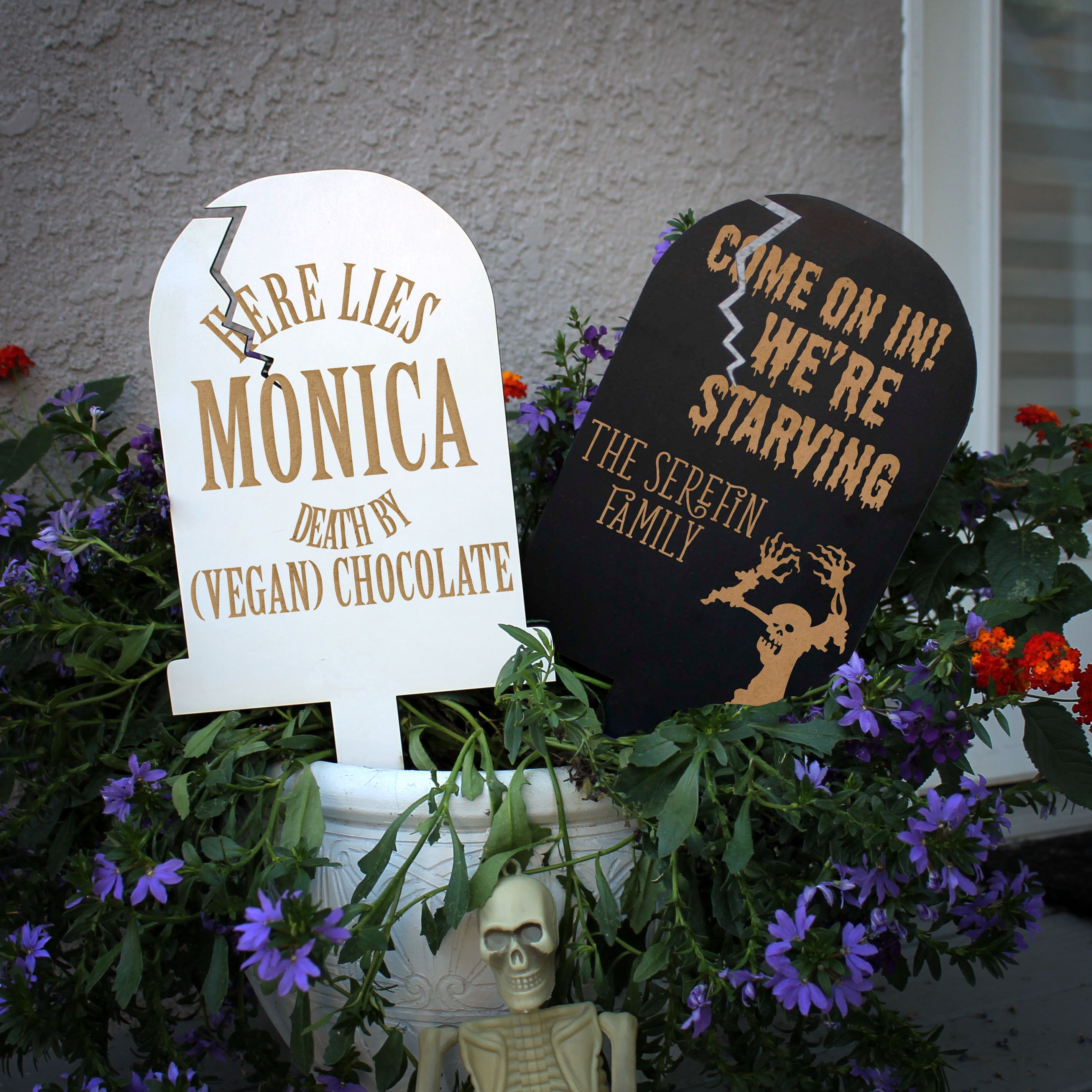 Personalized Halloween Tombstone Sign, Custom Halloween Tombstone Yard ...